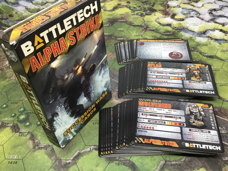 Battletech Alpha Strike Clan Invasion Cards - Tabletopbattle